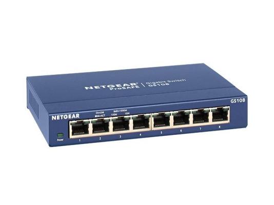 NETGEAR GS108 — 8-Port Gigabit Ethernet Unmanaged Switch - Connectivity ...